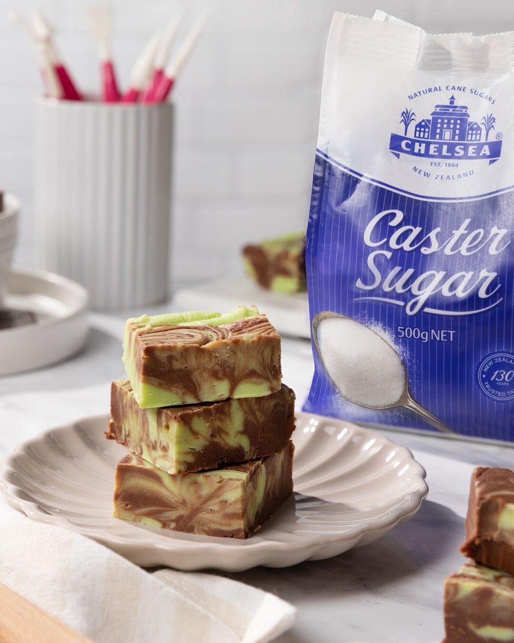 Peppermint Swirl Fudge Recipe | Chelsea Sugar